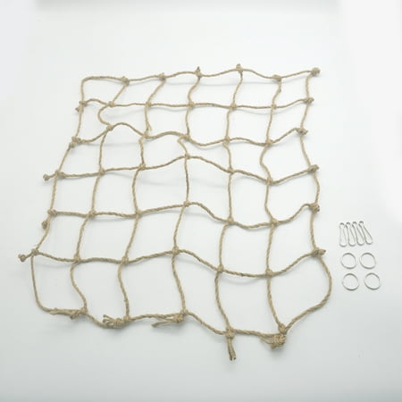 Parrot Bird Cage Toy Game Hanging Rope Climbing Net with Buckles Swing ...