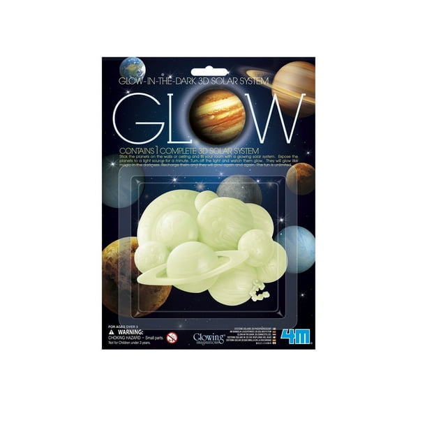 4M Glow 3D Solar System - Walmart.com