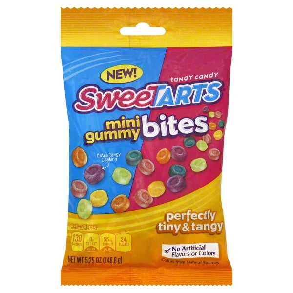 SweeTarts Mini Gummy Bites 5.25 oz - Walmart.com - Walmart.com