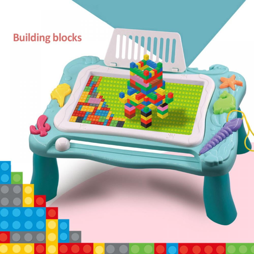 Mobile, Collapsible Building Block Station, for Toddlers, Indoor ...