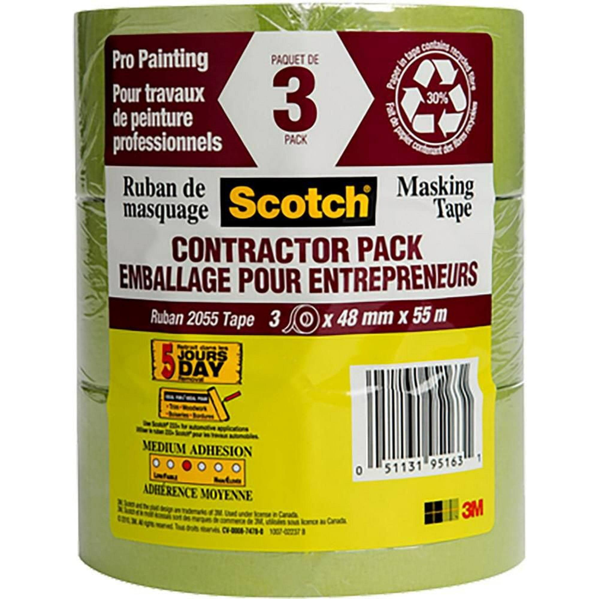 Click here for 3m 2055pcw-48 48mm X 55m Green Masking Tape (3pk) prices