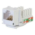 C2G Cat6 RJ45 UTP Keystone Jack - White - Walmart.com