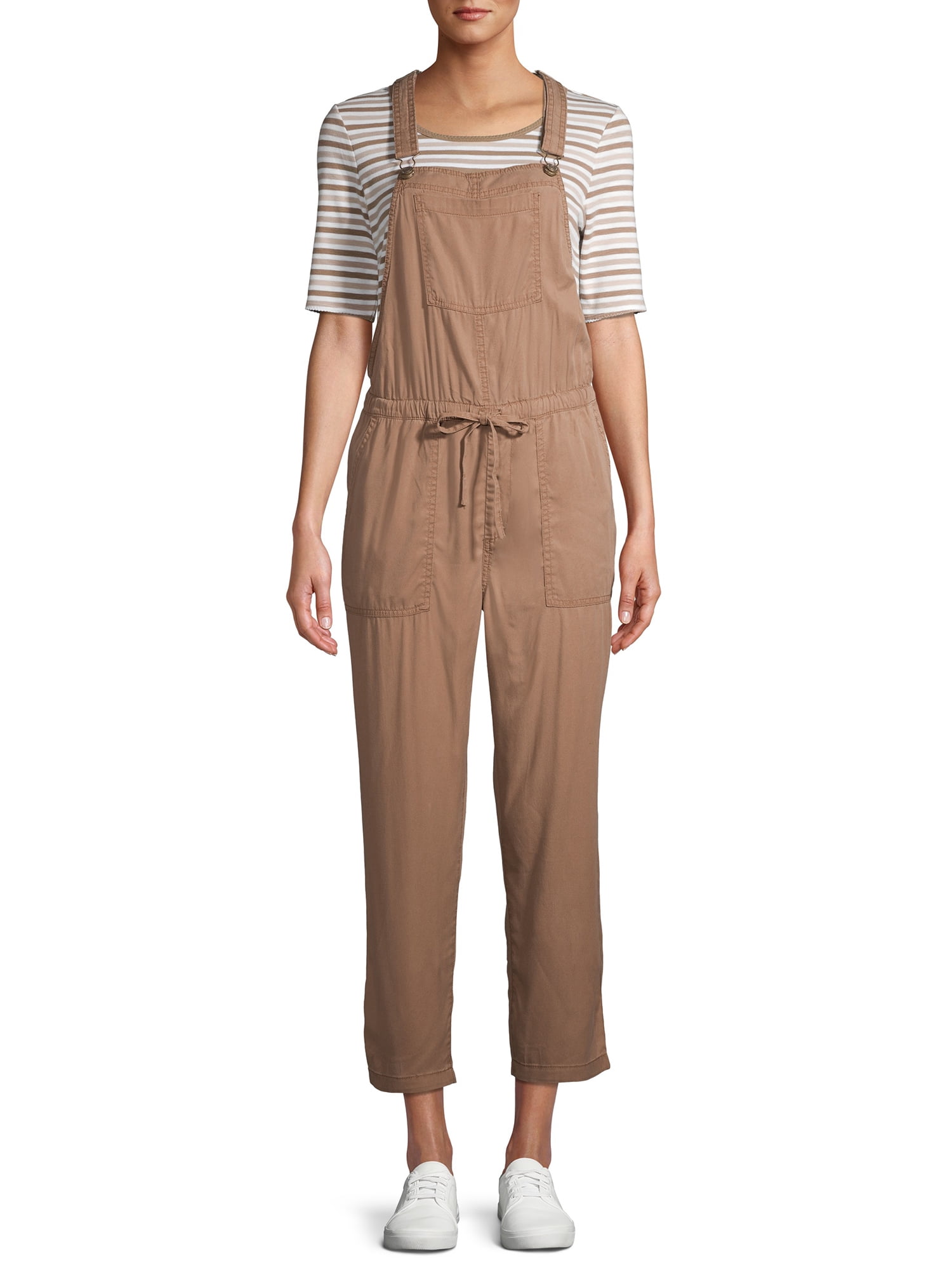 Time and Tru Women's Soft Overalls - Walmart.com