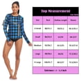 Black and Blue Color Checkerboard Pattern Women's Rash Guard Shirts UPF ...