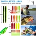 Fishing Lures Tackle Box Gifts For Men Bass Trout Accessories Kit ...