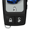Viper 7957V 2-Way Color LCD 5-Button Replacement Remote Transmitter ...