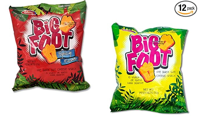 Assorted Holiday Big Foot, The Giant Cheese Snack, 6 Regular And 6 ...