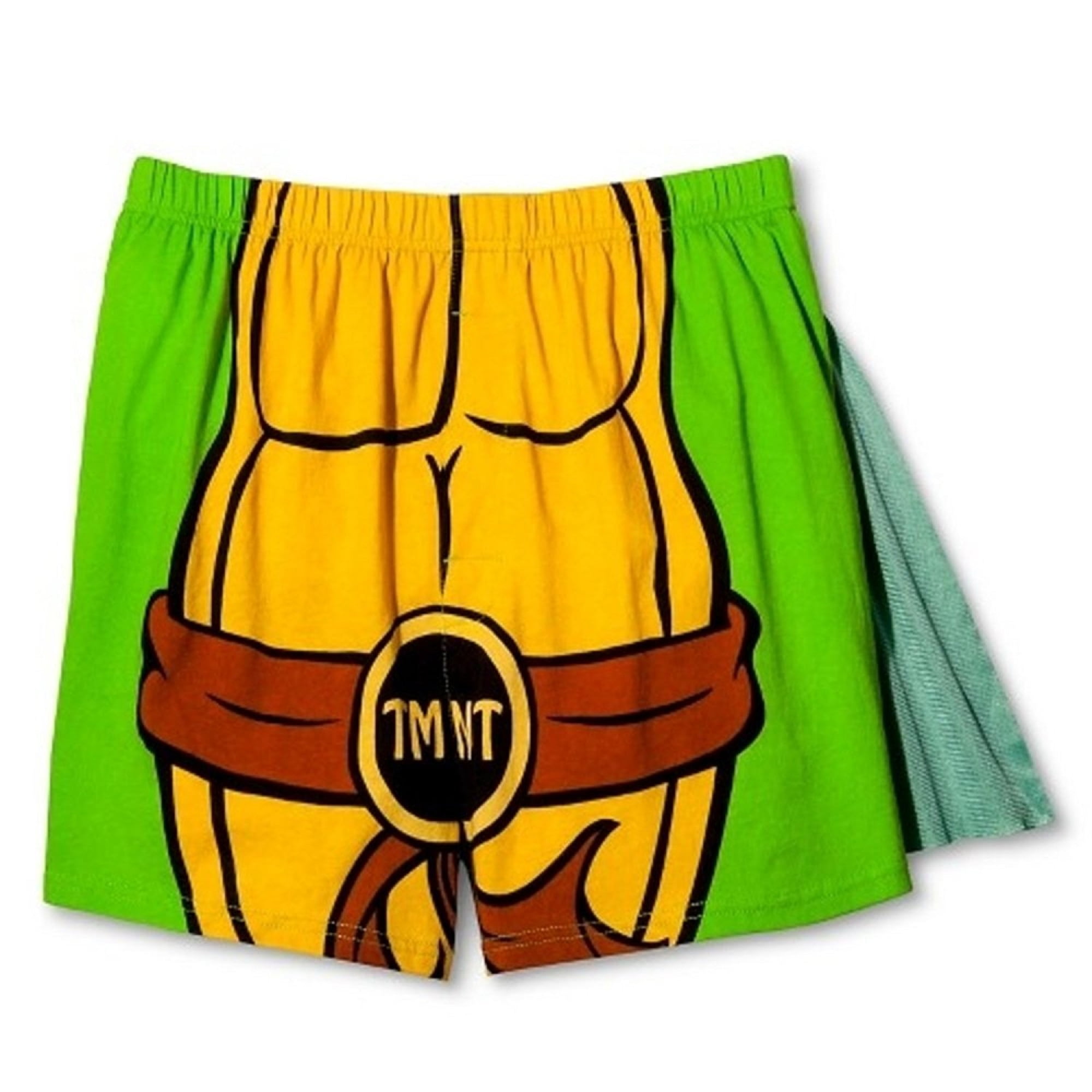 Nickelodeon Adult Men's Teenage Mutant Ninja Turtles Caped Boxers (Size ...