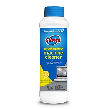 Glisten Dishwasher Magic Machine Cleaner and Disinfectant, Lemon Scent ...