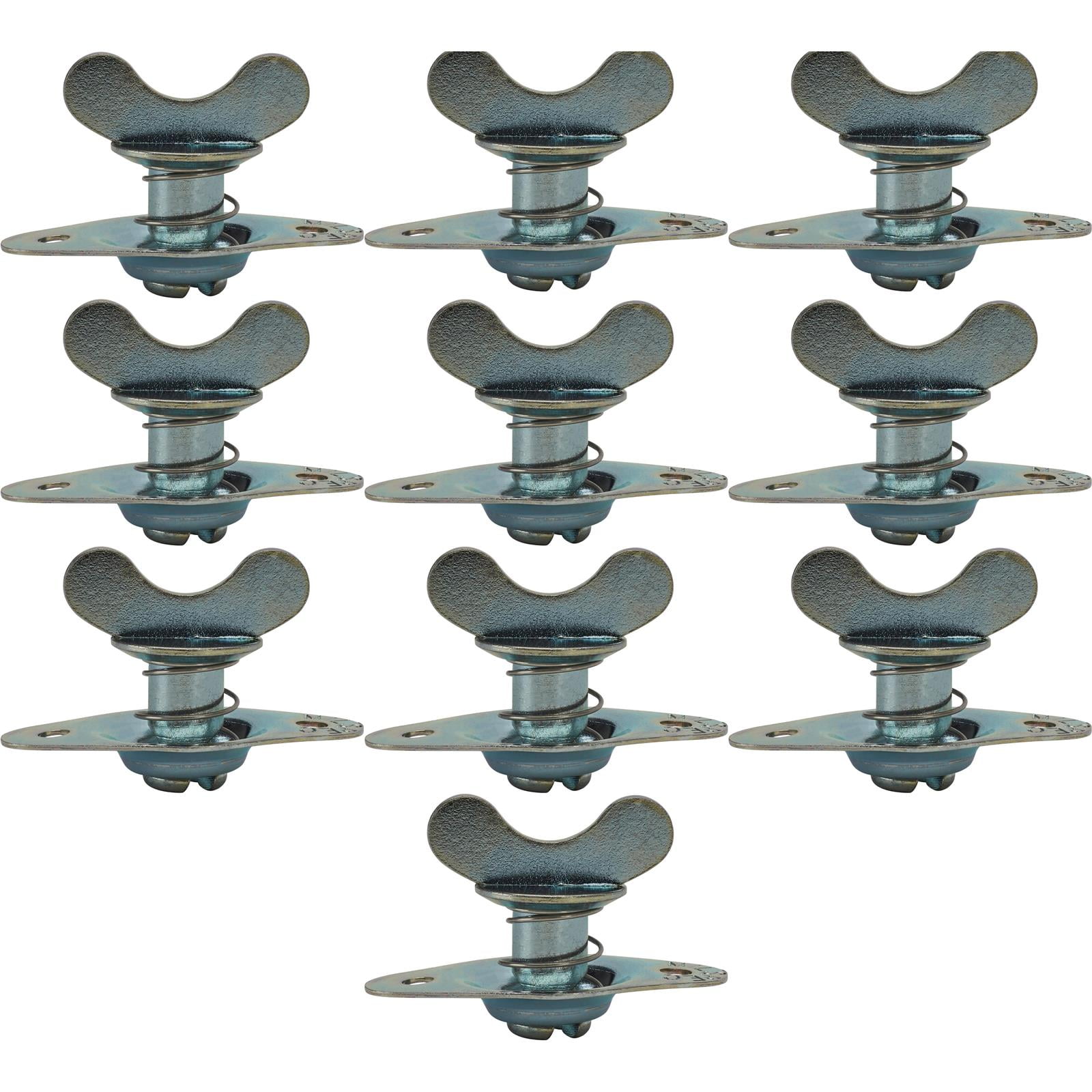 Butterfly Self-Ejecting Quarter Turn Fasteners, .500 In Grip, Pack/10 ...