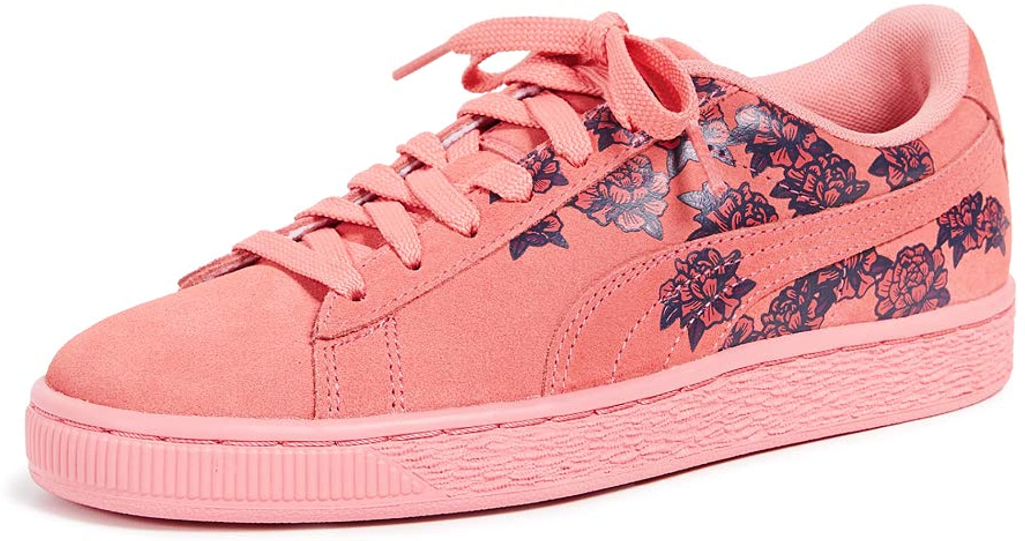 PUMA Womens Suede Classic Basket Floral Sneakers | Walmart Canada