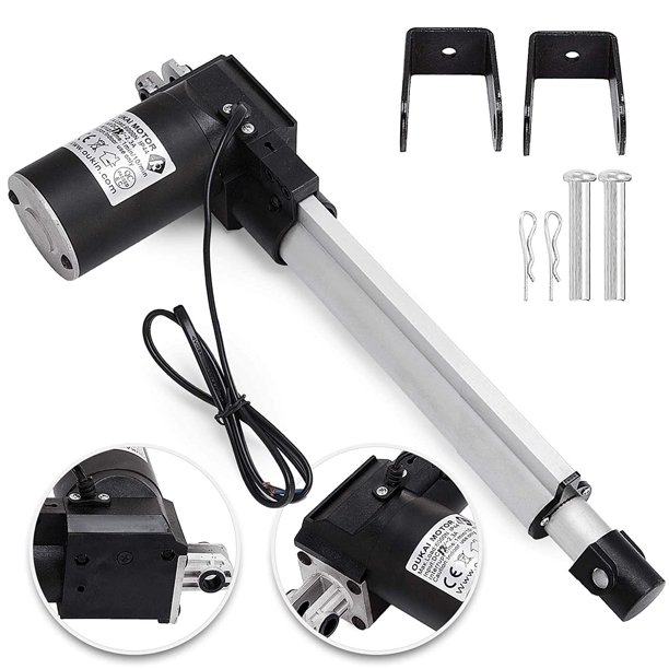 VEVOR 6" Stroke Linear Actuator DC 12V Electric Moto 6000N/1320LB ...