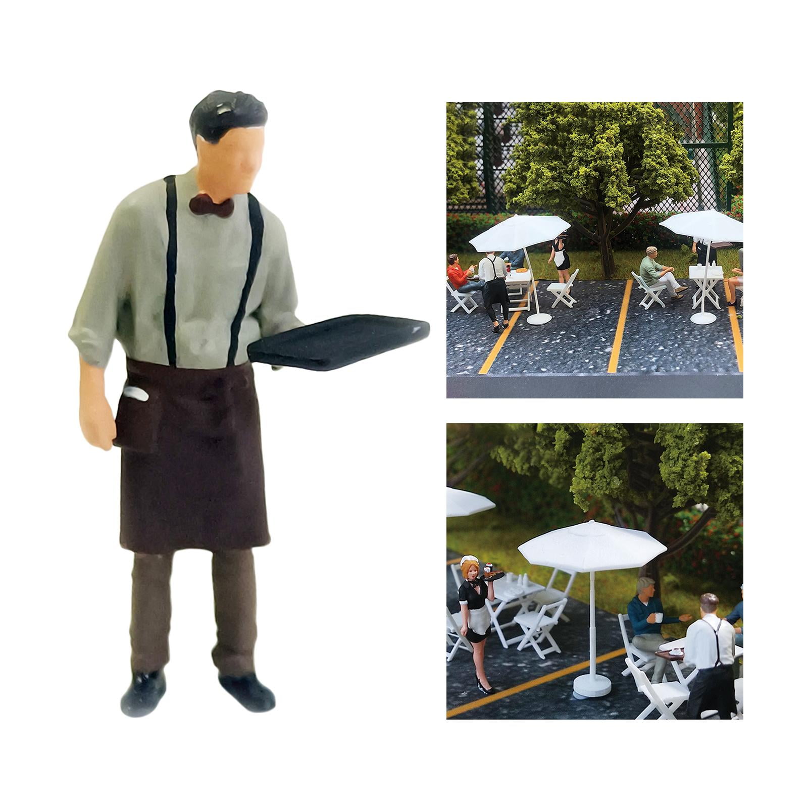 People Figurines 1:64 Scale Model Trains Architectural People Figures ...