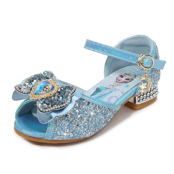 Disney filles princesse chaussures printemps nouveaux enfants talons ...
