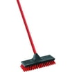 Libman 60" Scrub Brush Heavy Duty Dual Scrub Steel Handle Red Black ...