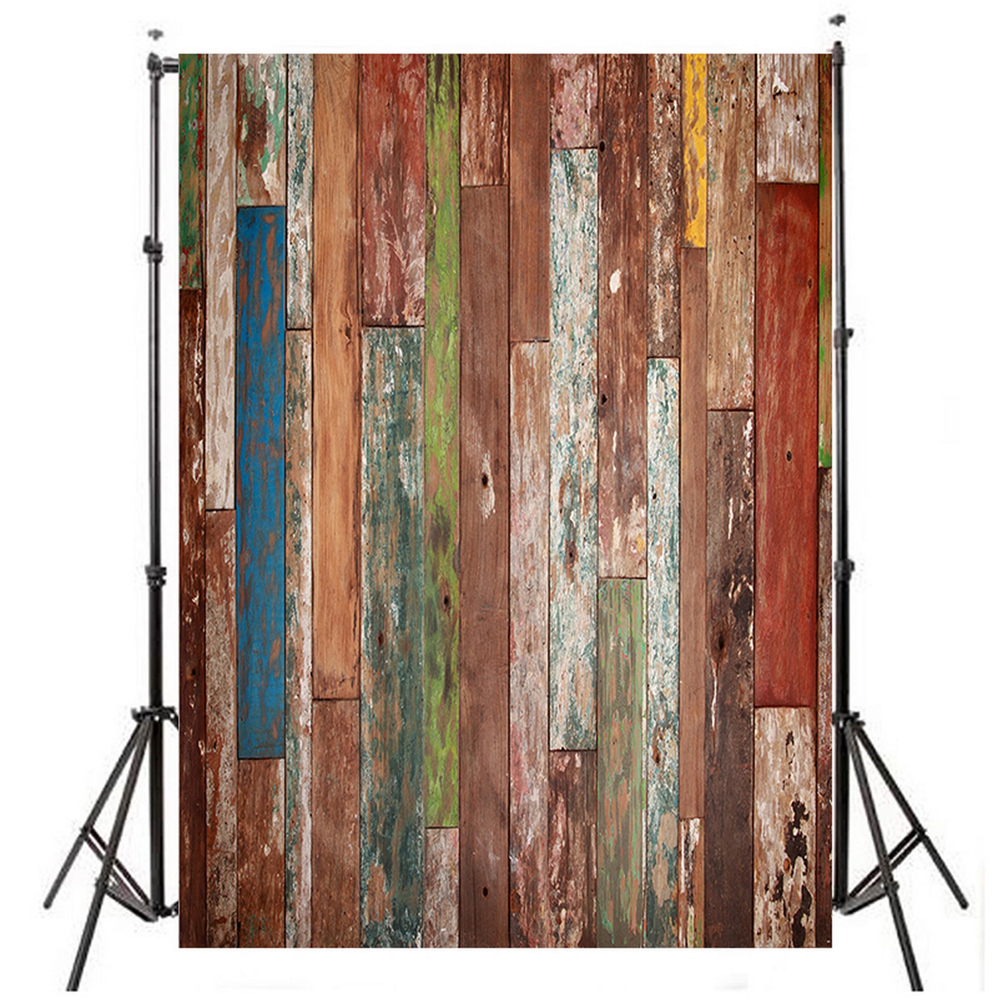 Buy Photography Backdrops 5x3ft 7x5ft Pastel Distressed Planks Printed ...