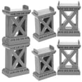 Grey Plastic Train Bridge Supports for Playing Improve Stability and ...