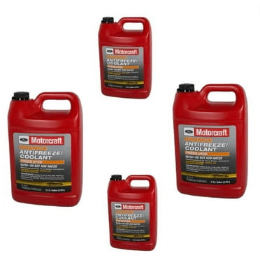 Motorcraft Antifreeze Coolant, 1 Gallon, Concentrated Orange/Yellow ...