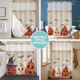 No Hook Shower Curtain with Snap in Liner, Pumpkin Ghost Halloween ...