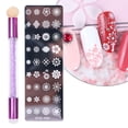 BAETEUY 1Set Nail Stamping Plate Exquisite Pattern Shiny Effect DIY ...
