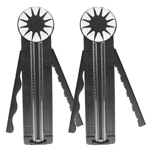 2 Pack Paper- Cutter, 12-Shapes in 1 Craft Paper Edge Cutter, Precision ...