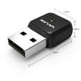 WAVLINK 600Mbps Mini Wireless USB WiFi Adapter, Dual Band 2.4GHz/5GHz ...