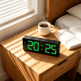 GJX Digital Alarm Clock - Large Led Display Big Number Alarm Clock for ...