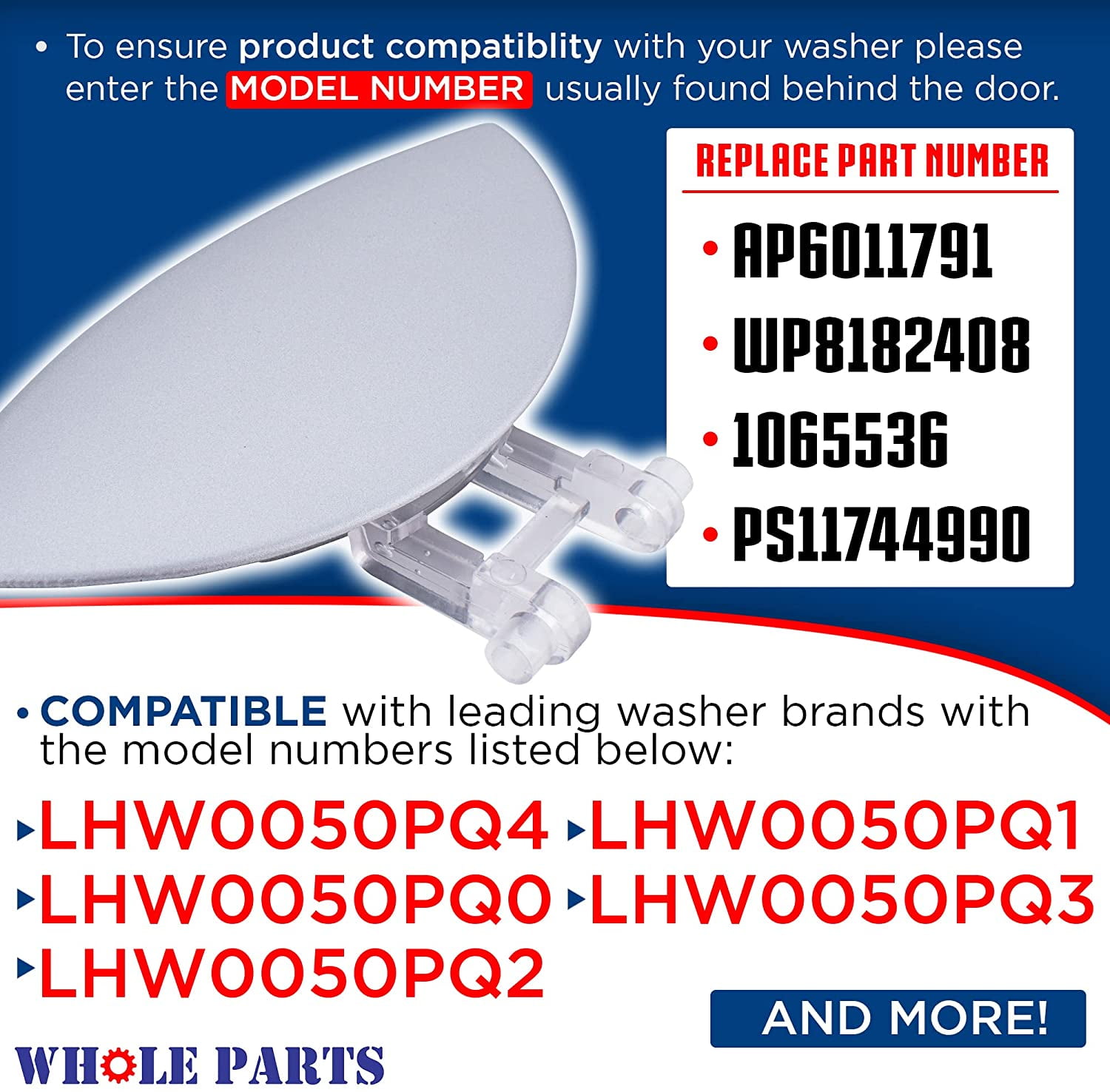 Buy Whole Parts Washer Handle Part # 8182408 - Replacement & Compatible ...