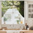 Ancient Tree Kitchen Curtains Swag Valance for Windows/Bathroom/Cafe ...