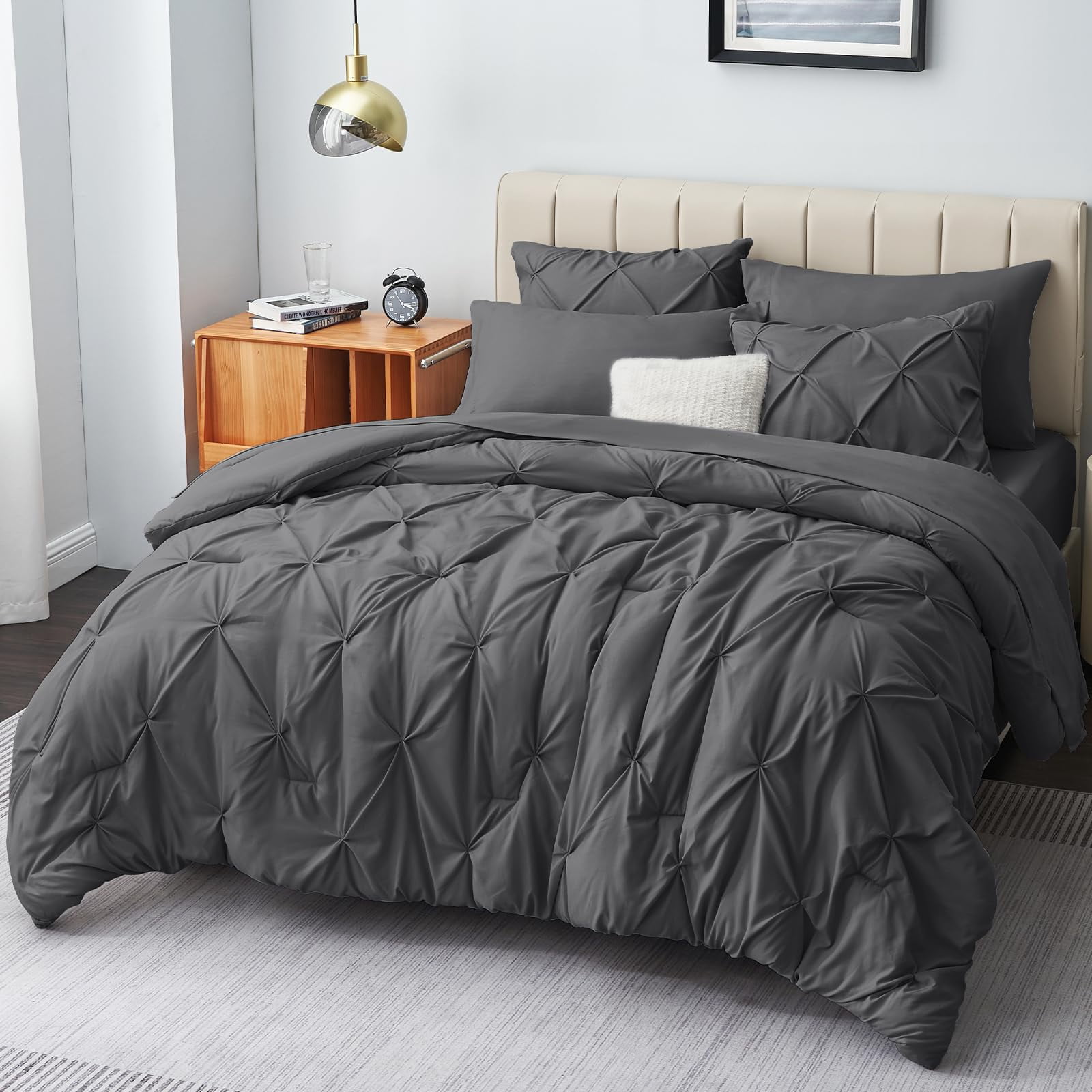 Click here for Cozylux Queen Comforter Set - 7 Pieces Comforters... prices
