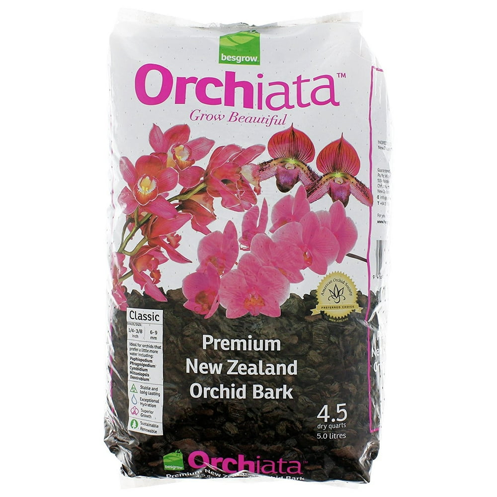 Besgrow Orchiata Orchid Bark - Classic 1/4"-3/8" (6-9mm) - Walmart.com ...