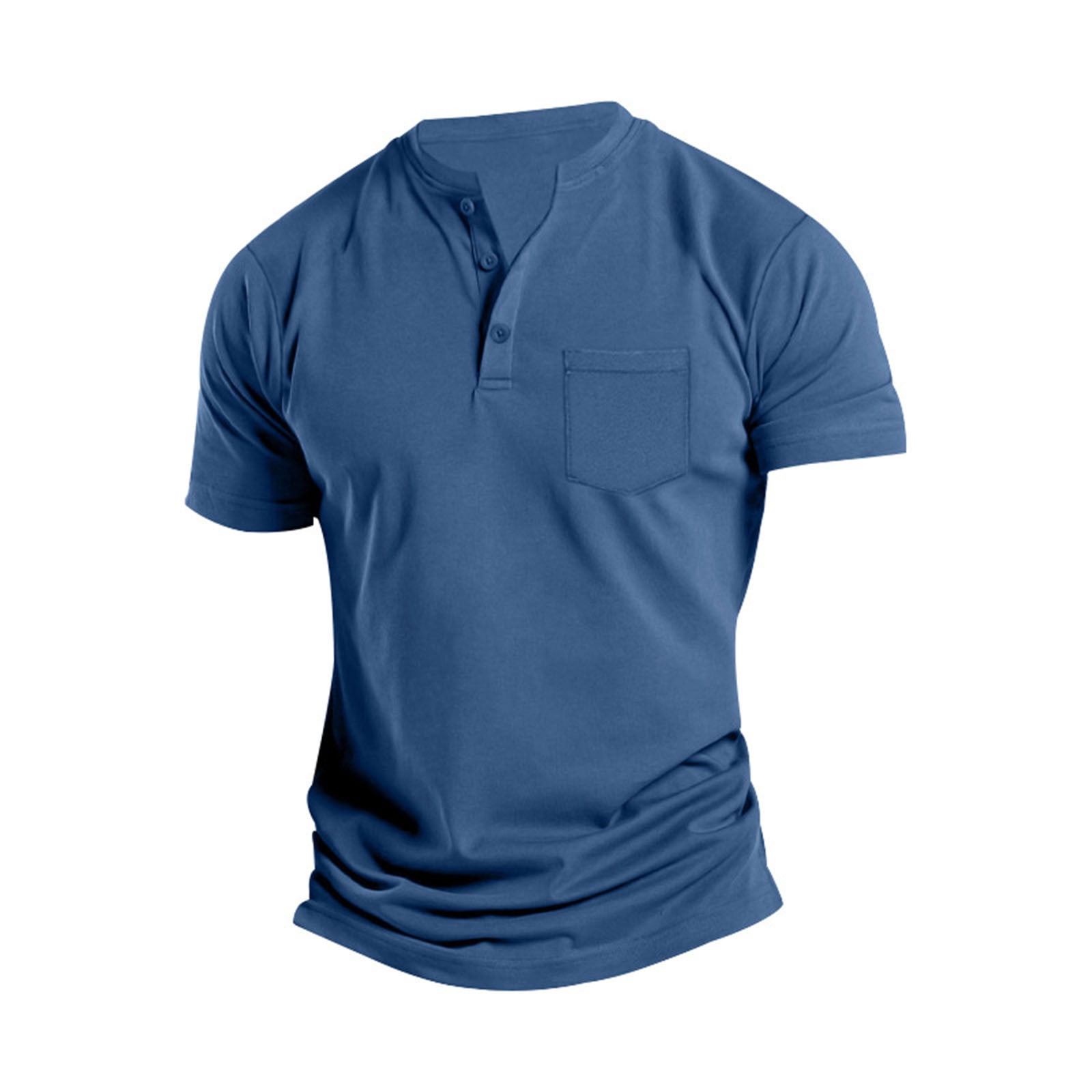 Click here for Kihout Clearance Mens Henley Shirts Short Sleeve S... prices
