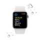 Apple Watch SE (2nd Gen) GPS 40mm Silver Aluminum Case with White Sport ...