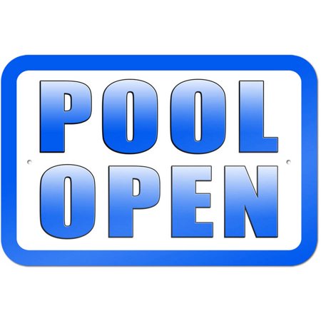 Pool Open Sign - Walmart.com - Walmart.com