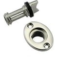 Oval 316 Stainless Steel Boat Garboard Drain Plug For 1" 25mm Hole ...