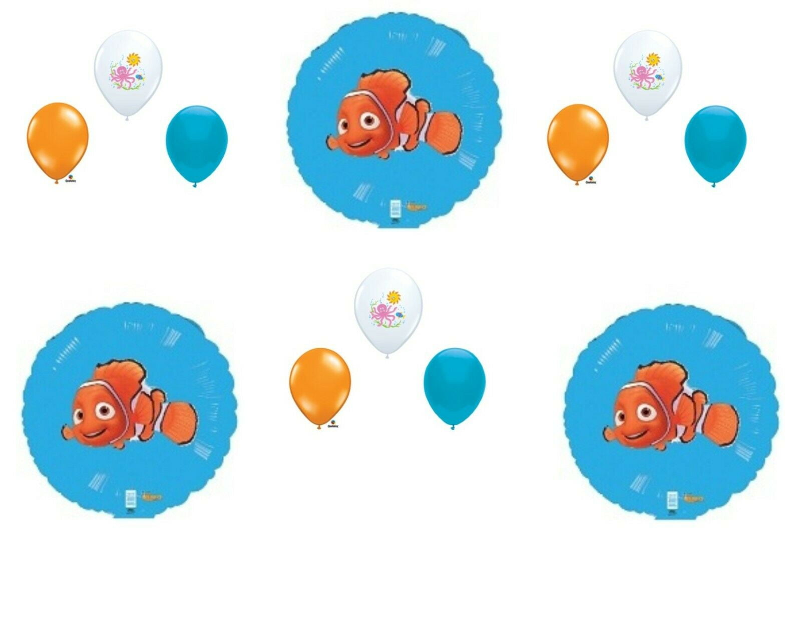 Finding Nemo 12 pc. Birthday Party Balloons Decoration Supplies Dory ...