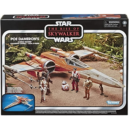 Hasbro Star Wars The Vintage Collection Star Wars The Rise of Skywalker Poe Dameron s X Wing Fighter Toy Vehicle Toys for Kids Ages 4 and Up Walmart