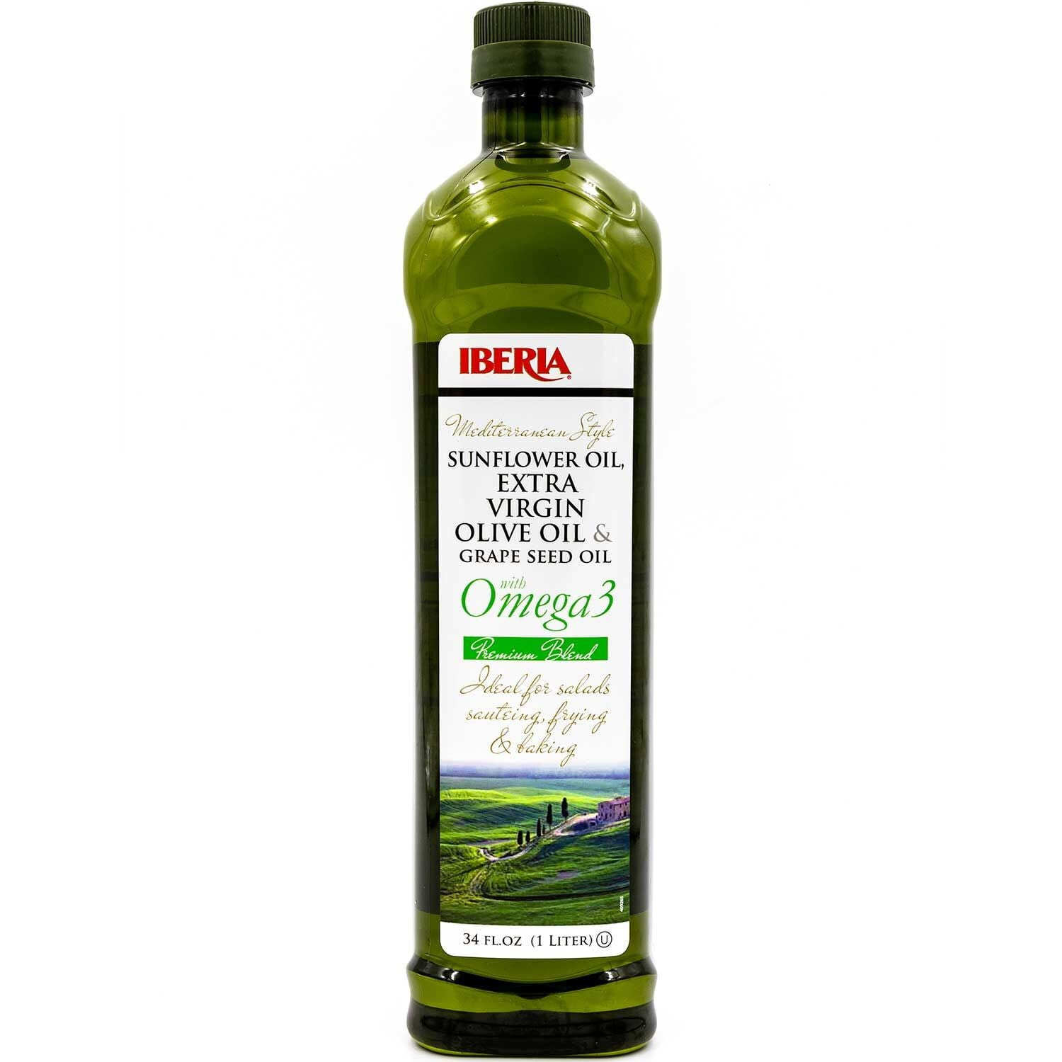 Iberia Extra Virgin Olive Oil, Mediterranean Style, 34 Fl Oz - Walmart ...