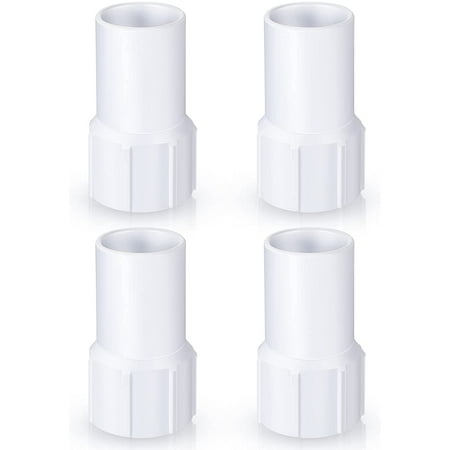 4 Pieces 1-1/2 Inch Pool Vacuum Hose Cuff Swimming Pool Replacement ...