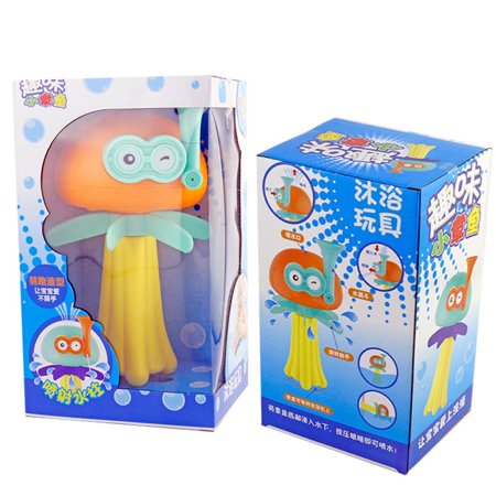 Baby Bath Toys Baby Bath Water Fun Small Octopus Water Spray Toy 4-6 ...