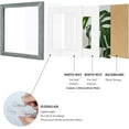 8x8 Picture Frame Made of Solid Wood with Plexiglass, Display Pictures ...