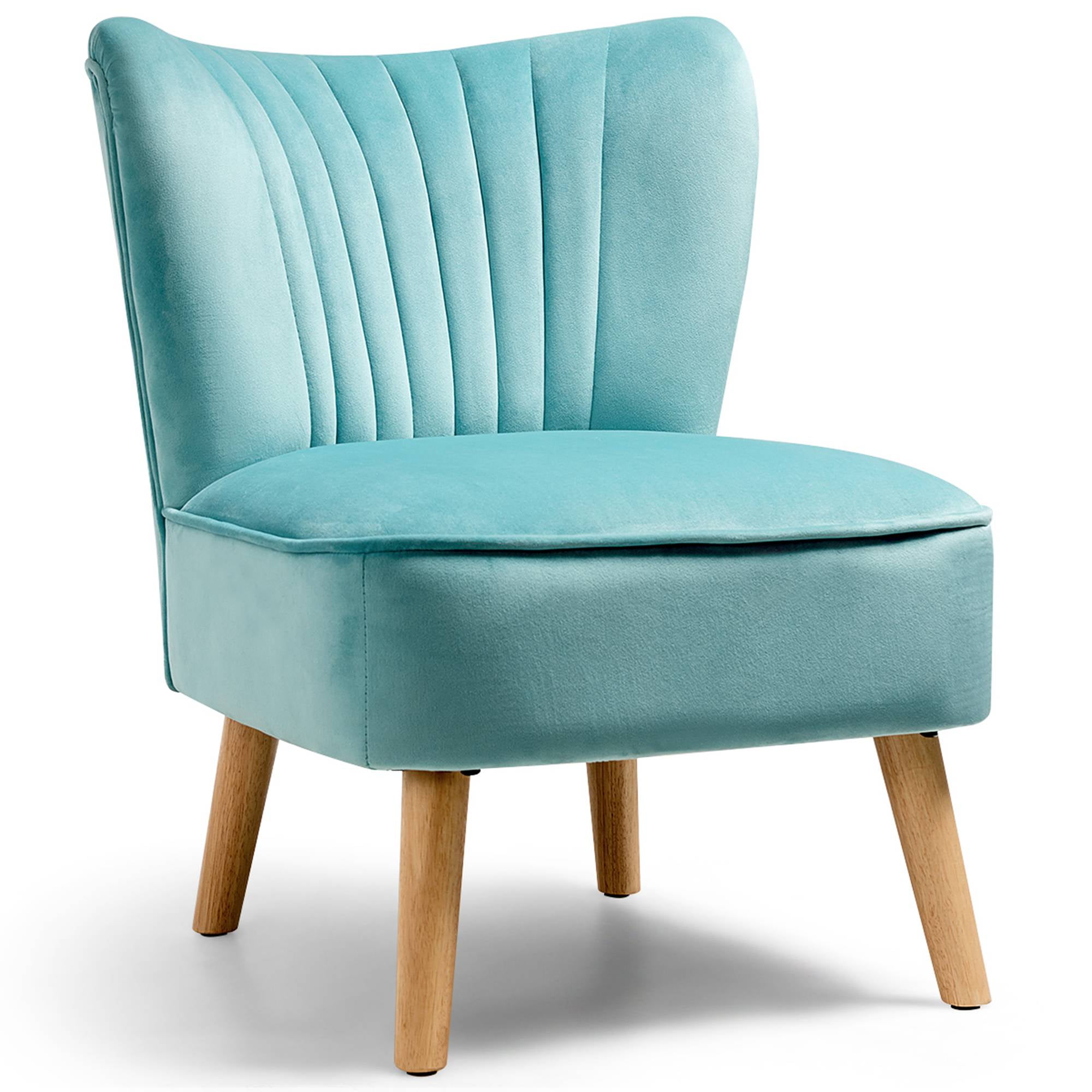 Click here for Costway Armless Accent Chair Modern Velvet Leisure... prices