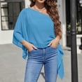 DDAPJ pyju Womens Sheer Poncho Shrug Elegant Chiffon Shawl One Shoulder ...