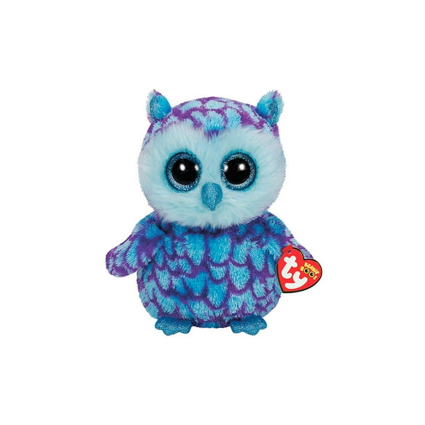 Ty Beanie Boos Oscar The Blue/Purple Owl Plush - Walmart.com - Walmart.com