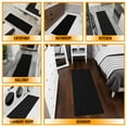 Ottomanson Softy Non-Slip Rubberback Solid 2x6 Soft Indoor Runner Rug ...