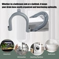 10Pcs U-Shape Drain Hose Guide Drain Hose Washing Machine Discharge ...