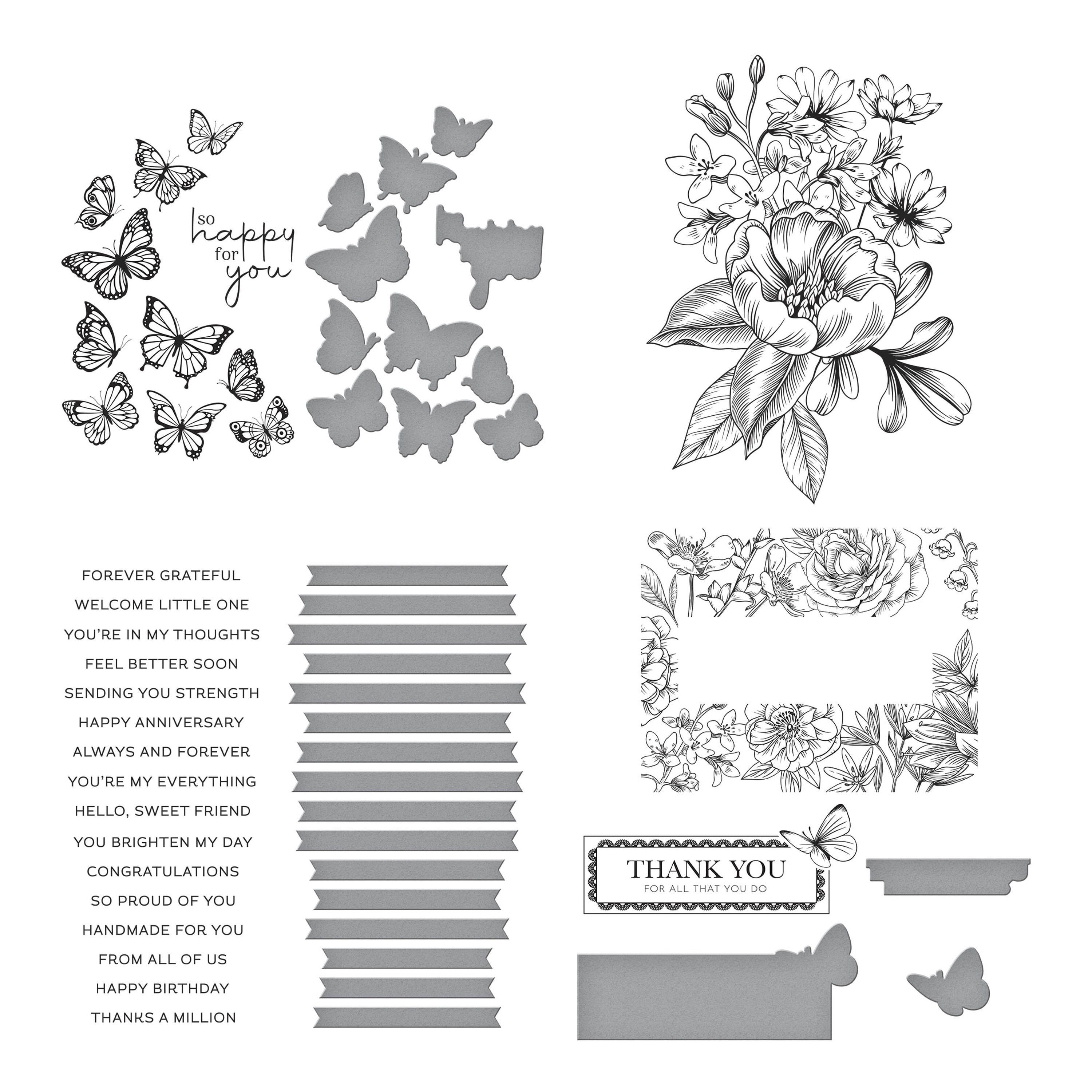 Spellbinders BetterPress LetterPress Plate Bestsellers Bundle - Walmart.com