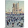 ARTCANVAS The Quai Saint-Michel And Notre-Dame Canvas Art Print by ...