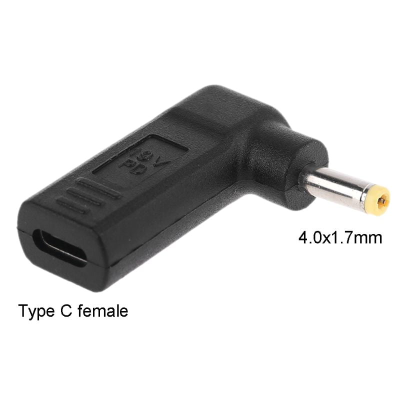 ZUARFY Type C Plug DC Jack Power Adapter USB-C Female to 4.0x1.7mm Male ...
