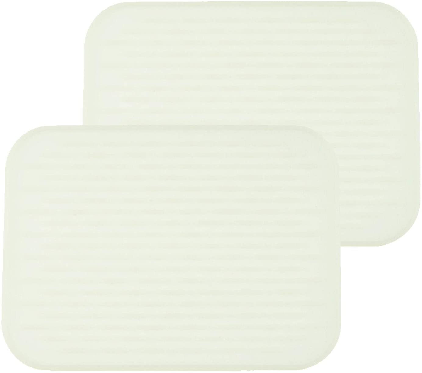 2pcs Silicone Dish Drying Mat Mat Heat & Resistant Mat Easy Clean ...